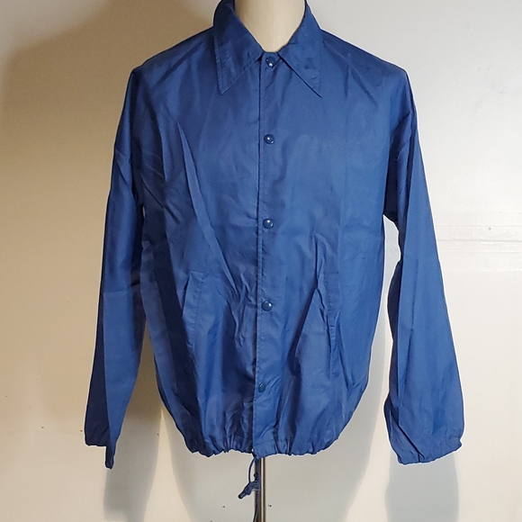 Artex | Jackets & Coats | Vintage 7s Navy Blue Windbreaker Jacket ...
